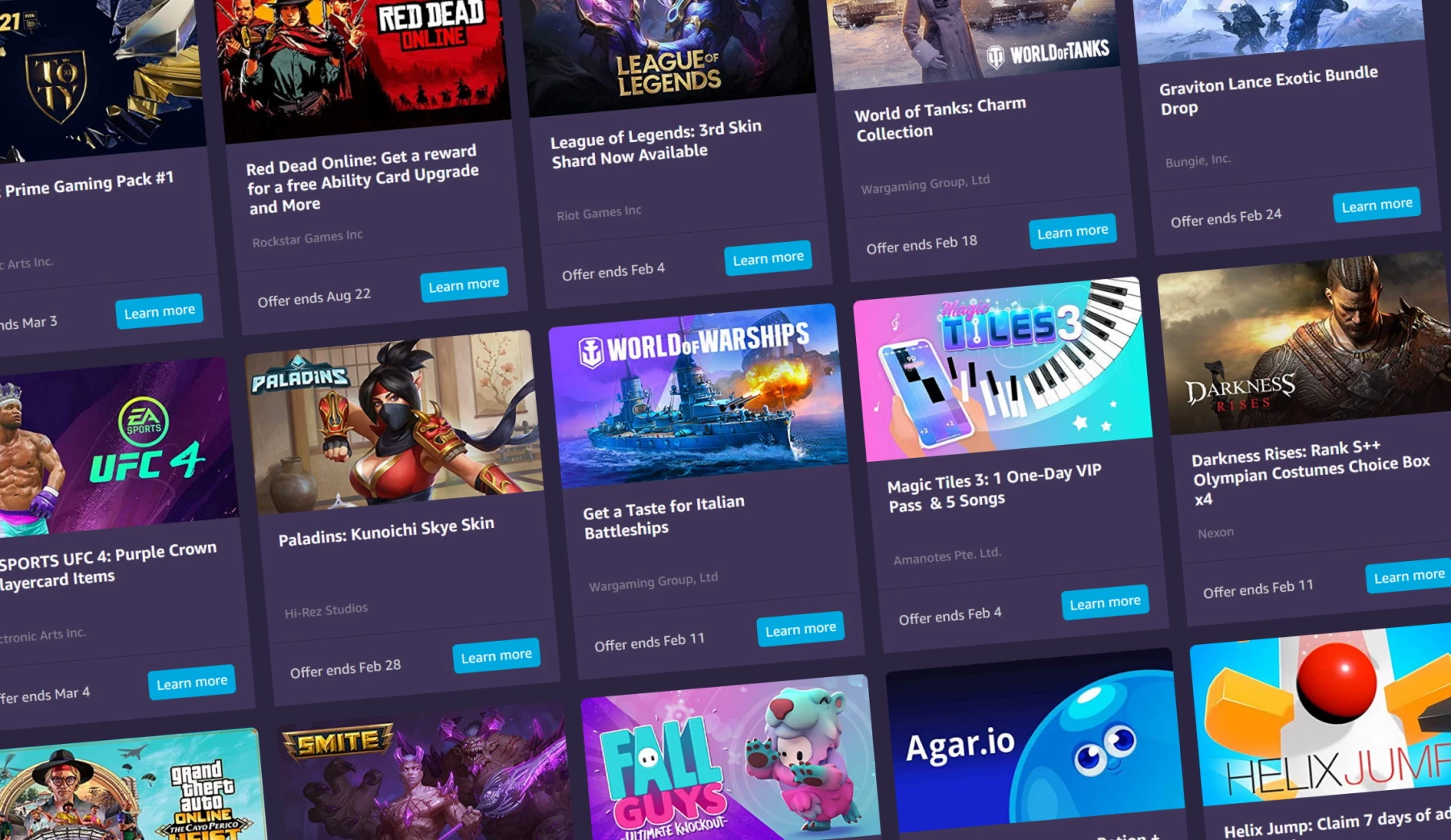 Amazon Prime Gaming, découvrez les jeux gratuits du moment